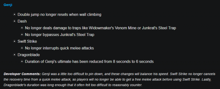 Genji Nerfed to the Ground - Did Blizzard Take it a bit too Far? Genji Nerfed to the Ground - Did Blizzard Take it a bit too Far?